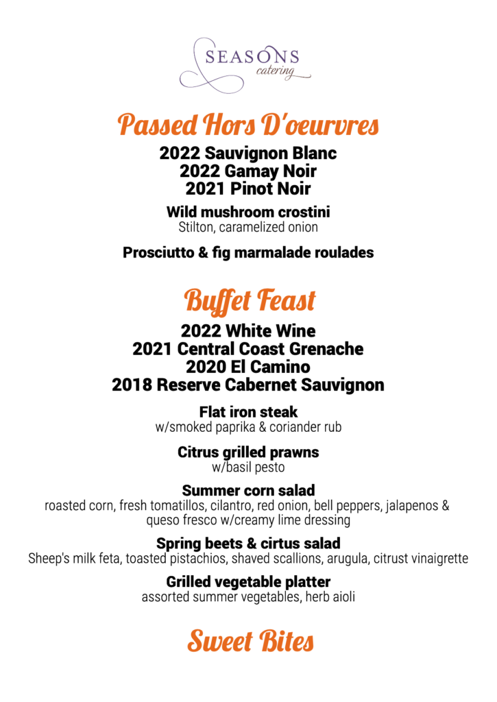 Special Events - Old Creek Ranch Winery